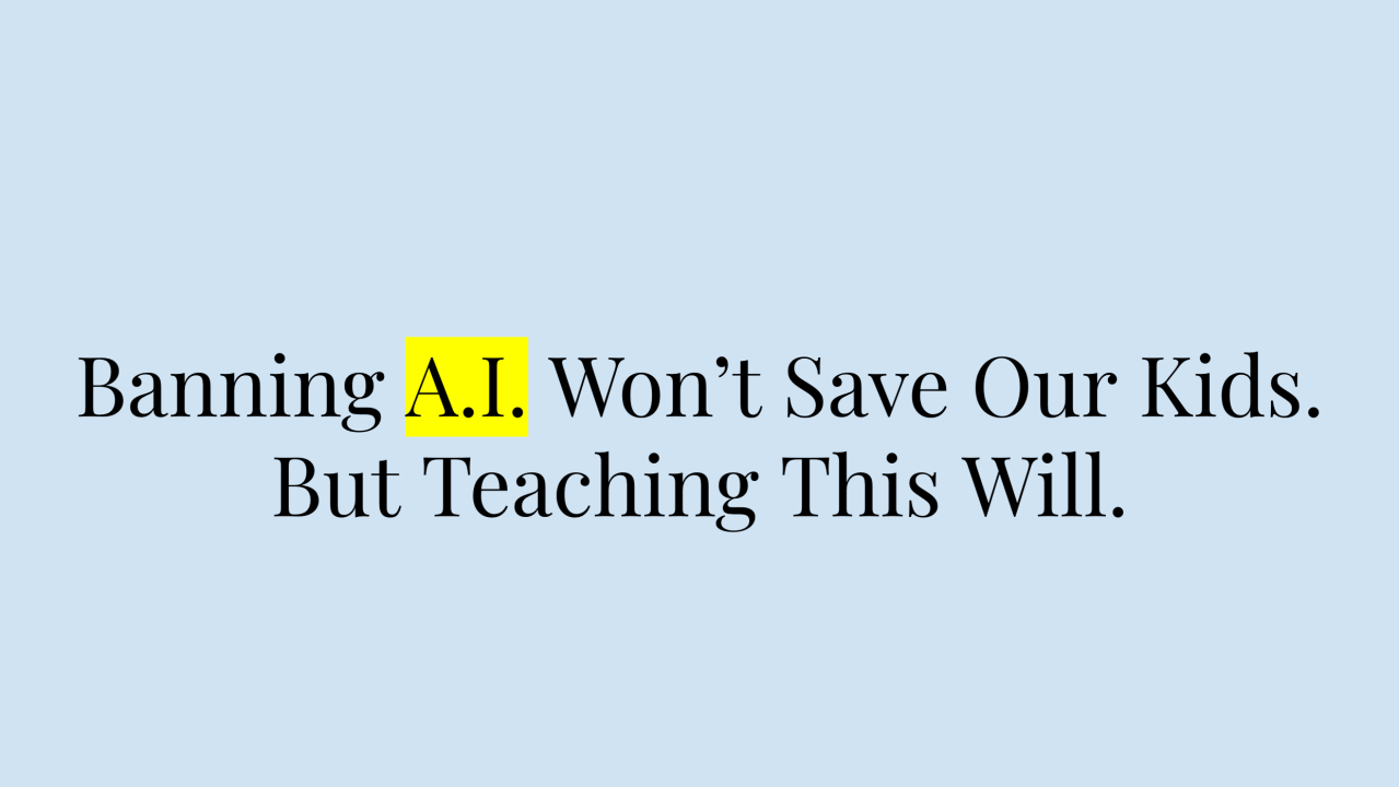 AI in Education: Augment Skills, Don't Automate Tasks